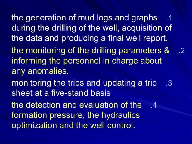 04_Mud Logging Theory, Lag Calculatios & Responsibility.ppt