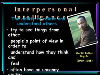 04 Multiple Intelligences (Final Presentation) | PPT