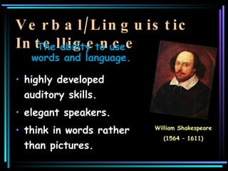 04 Multiple Intelligences (Final Presentation) | PPT