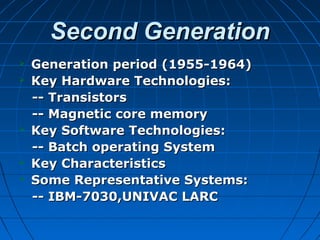 Generation of computer | PPT