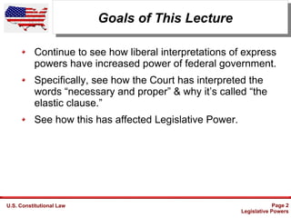 Necessary And Proper Clause