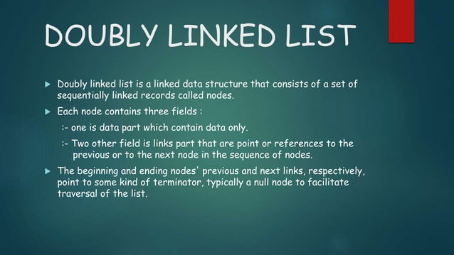 Linked List in Data Structure | PPTX | Programming Languages | Computing