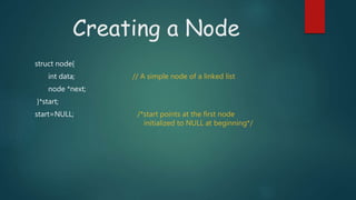 Linked List in Data Structure | PPTX