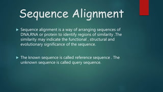 Sequence Alignment | PPTX