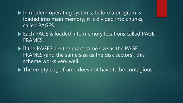 Virtual Memory in Operating System | PPTX