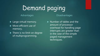 Virtual Memory in Operating System | PPTX