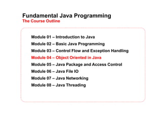 Java Programming - 04 object oriented in java | PPT