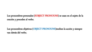 Object Pronouns | PPTX