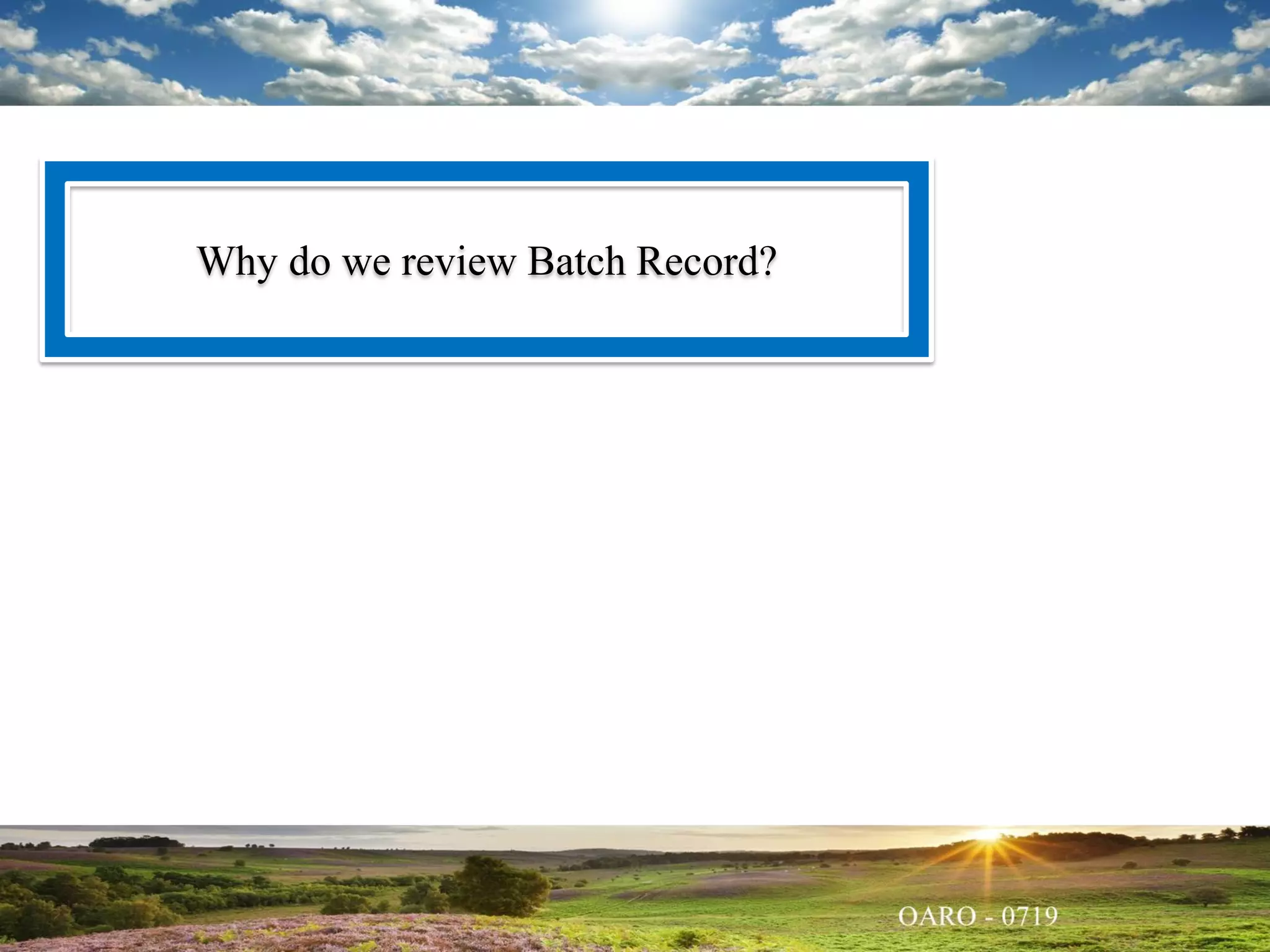 Documentation - The First and Last Exit in GMP | PPT