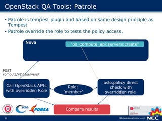 OpenStack QA Tooling & How to use it for Production Cloud Testing ...