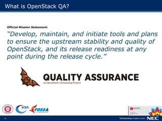 OpenStack QA Tooling & How to use it for Production Cloud Testing ...