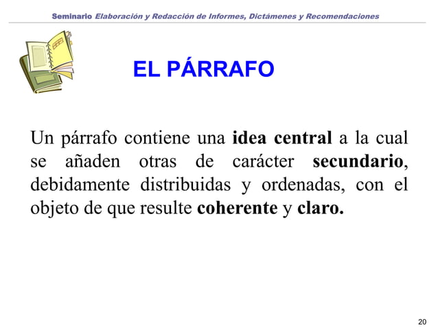 El párrafo, características, tipología y ejemplos | PPT