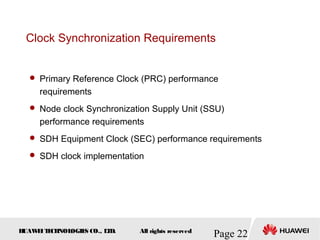 04 ota053001 clock synchronization theory issue1.0 | PPT