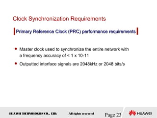 04 ota053001 clock synchronization theory issue1.0 | PPT