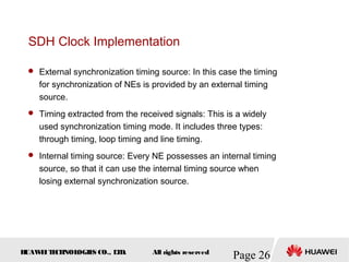 04 ota053001 clock synchronization theory issue1.0 | PPT
