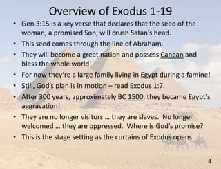 Session 04 Old Testament Overview - Exodus 1-19 | PPTX