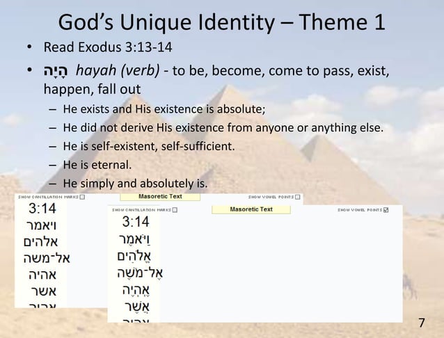Session 04 Old Testament Overview - Exodus 1-19 | PPT