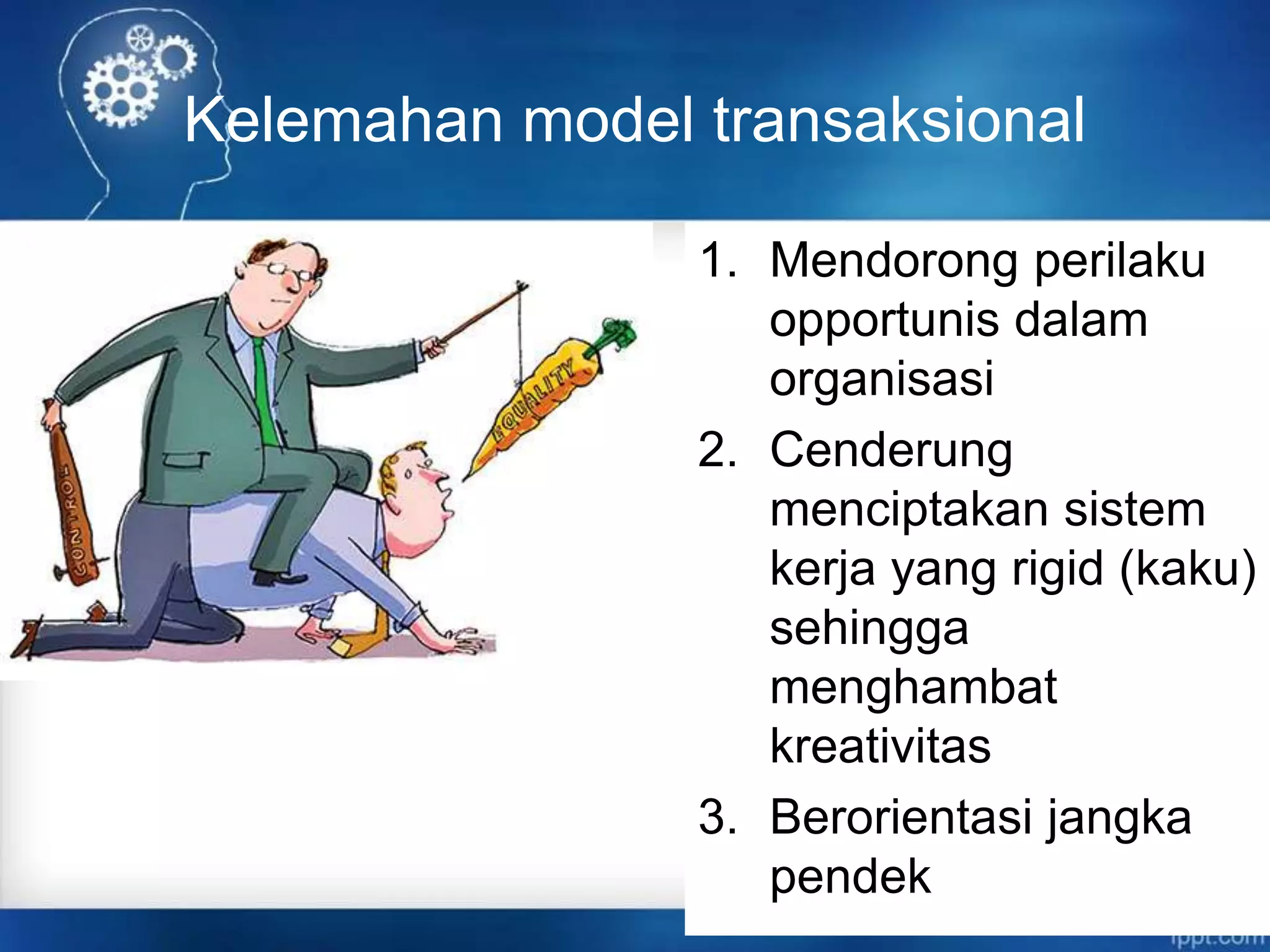 04 Kepemimpinan Transformasional (Dr. Muhammad Taufiq, DEA) | PDF