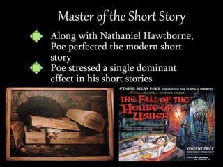 Gothic Elements in Poe's Short Story. | PPTX | Fiction | Books and ...