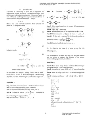 Human Face Detection Based on Combination of Logistic Regression, Distance of Facial Components ...