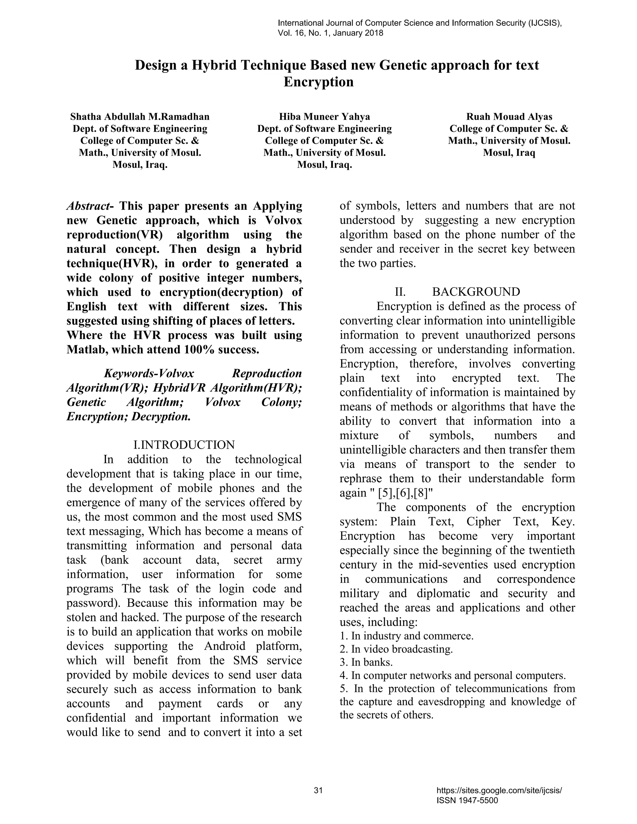 Design a Hybrid Technique Based new Genetic Approach for Text ...