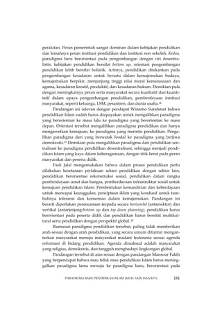 paradigma baru pendidikan islam | PDF