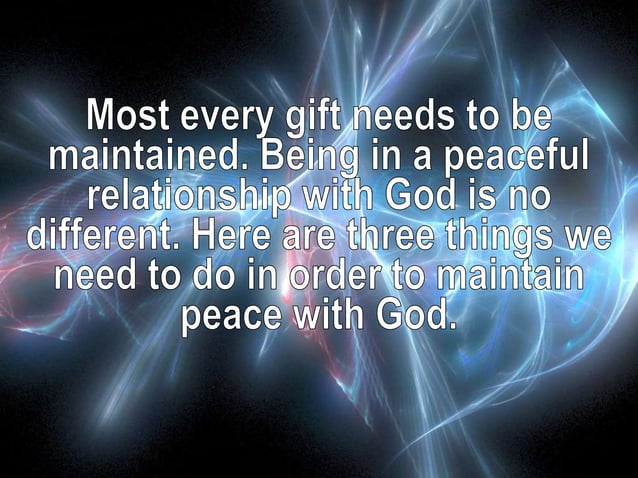 04 Peace With God Colossians 1:21-23 | PPT