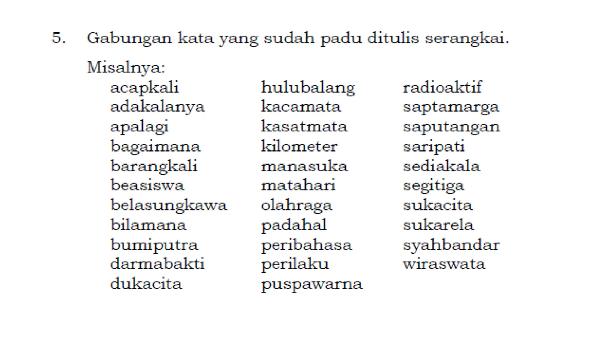 PUEBI: PENULISAN KATA DALAM BAHASA INDONESIA | PPTX