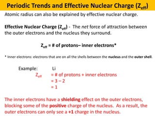 Effective Nuclear Charge Equation