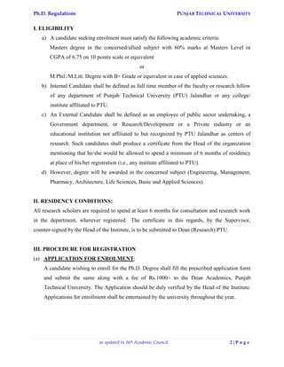 04 ph d_regulations-new | PDF