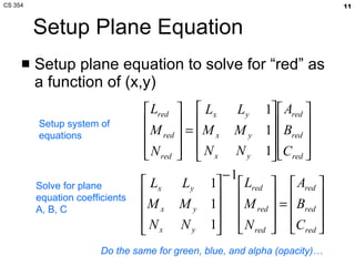 CS 354 Pixel Updating | PPT