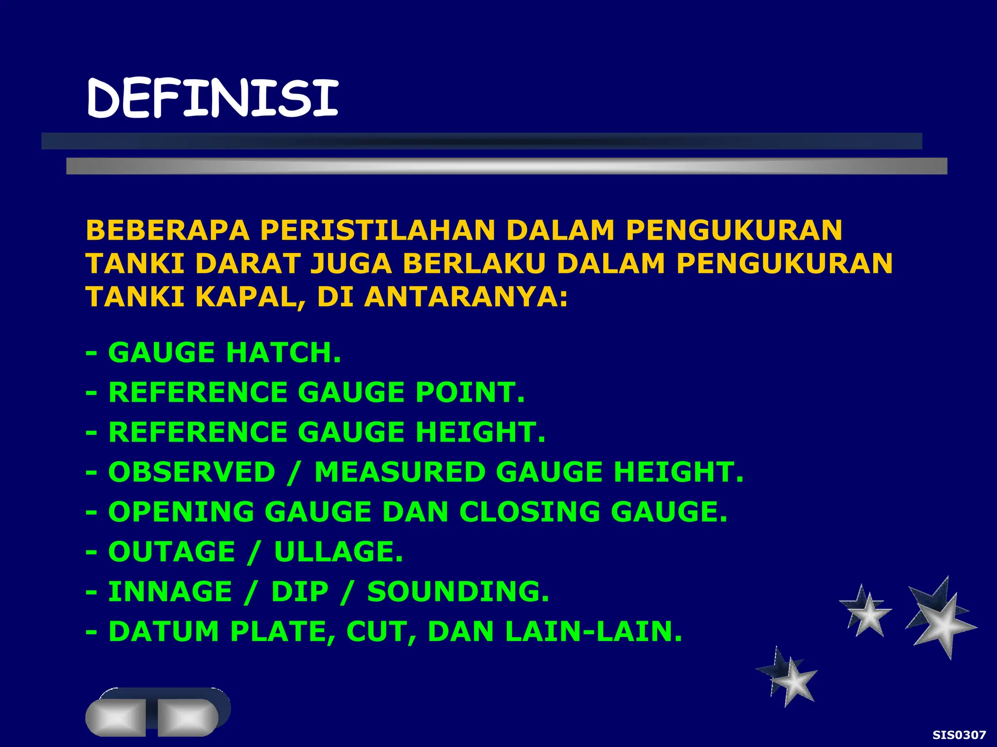 pengukuran tangki kapal tangker menggunakan metode | PPT