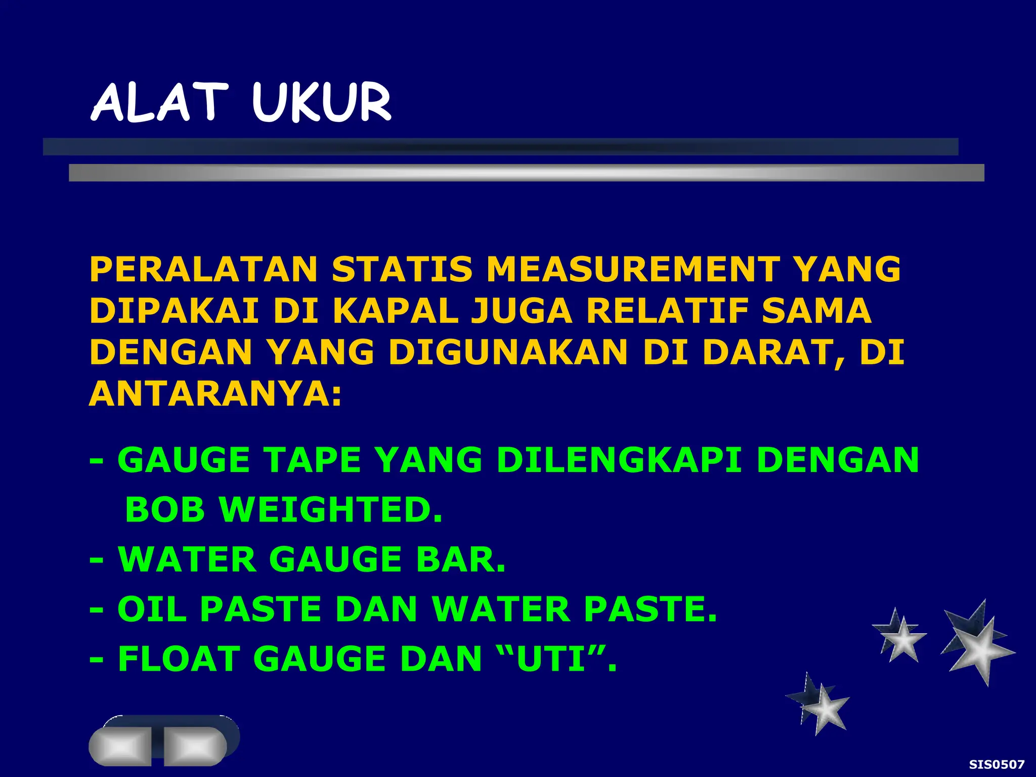 pengukuran tangki kapal tangker menggunakan metode | PPT