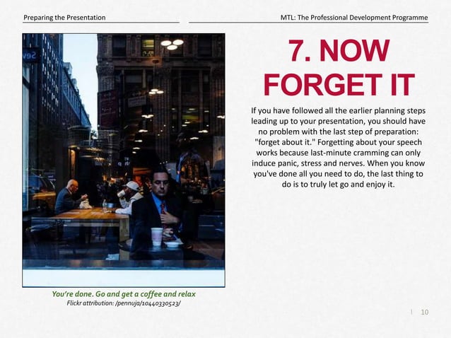 Preparing the Presentation | PPT