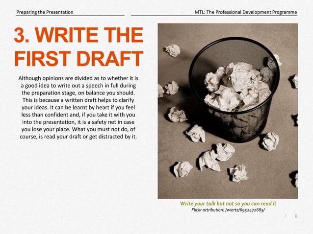 Preparing the Presentation | PPT