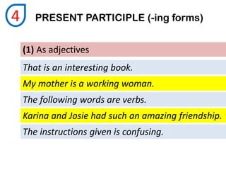 7 writing rules : Part 4 Present Participle | PDF