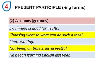 7 writing rules : Part 4 Present Participle | PDF