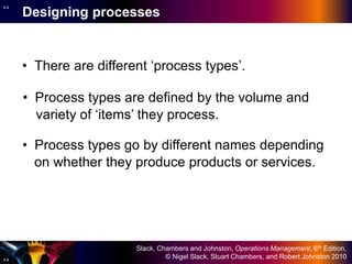 04 process design_Operations Management | PPTX