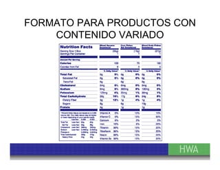 04 proexp normas de etiquetado de lacteos | PDF