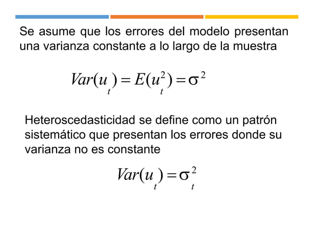 econometría pruebas especificación | PPT