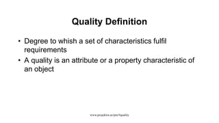 Project Quality Management | PPTX