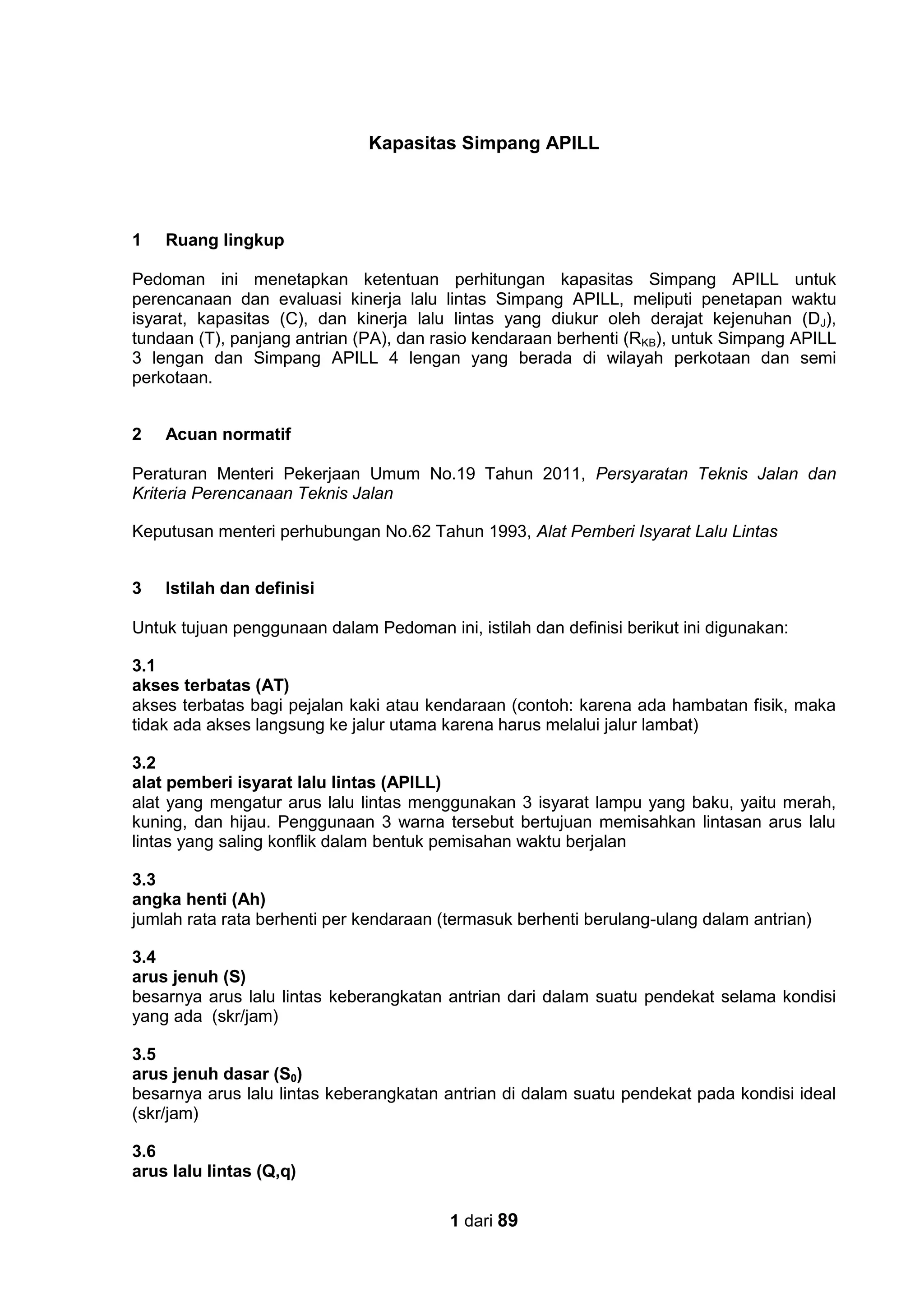 04 r1 -_kapasitas_simpang_apill | PDF
