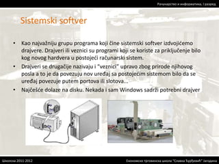 04 računarski softver | PPTX