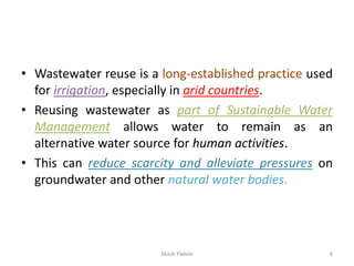 04 Reclamation and Reuse of waste water | PDF