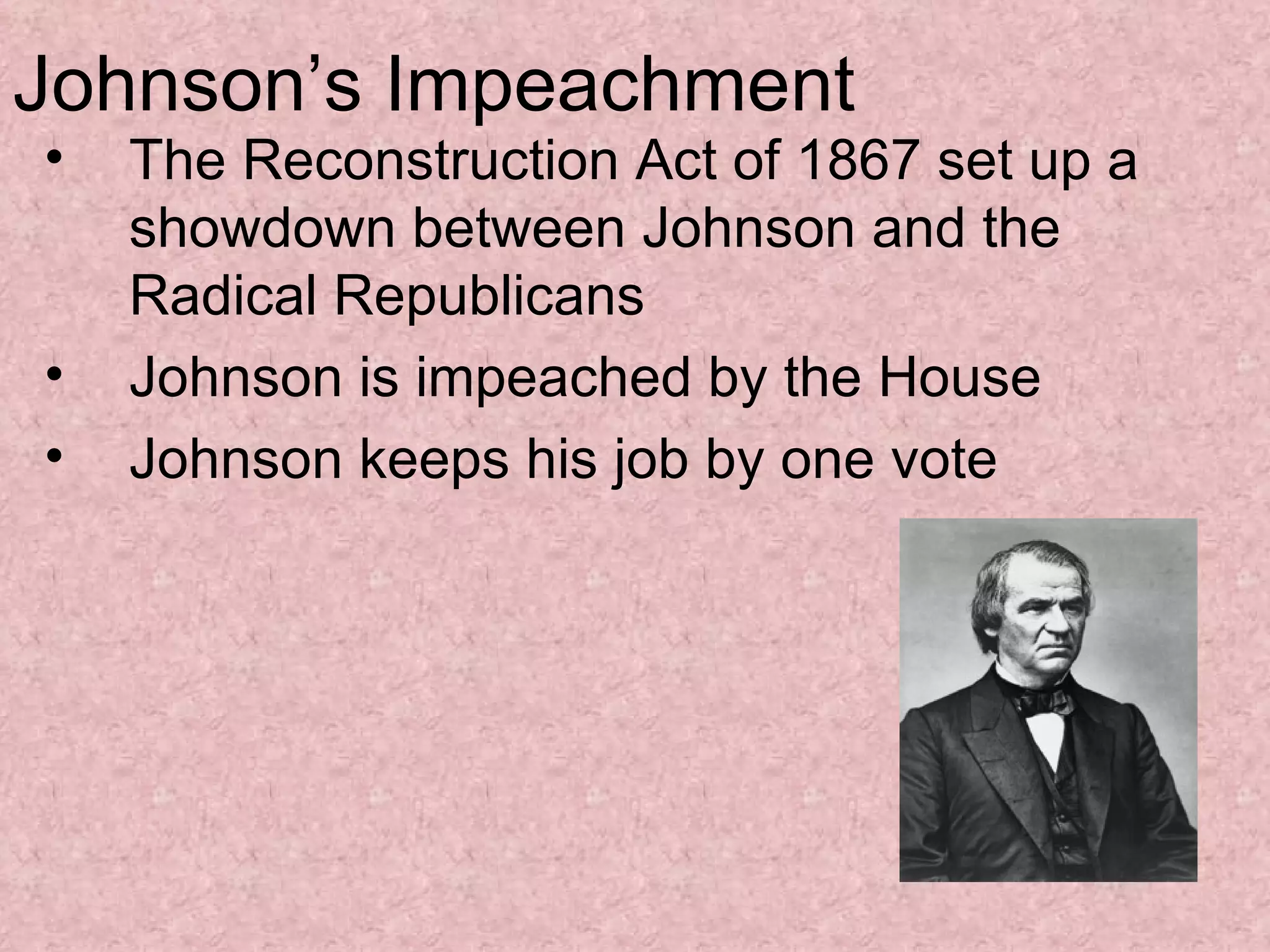 US History Unit 2 Notes on Reconstruction | PPT