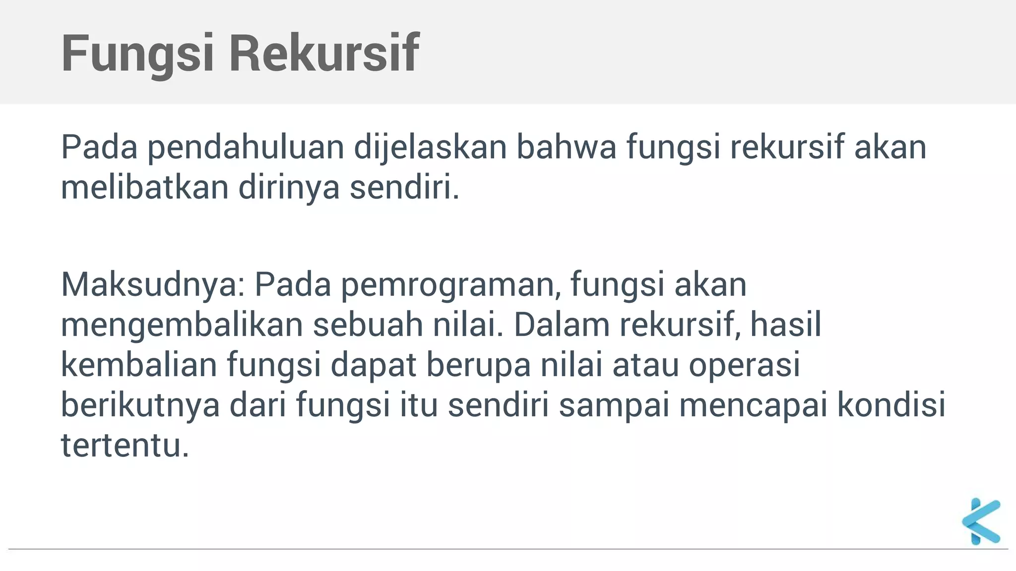 Algoritma dan Strukutr Data - rekursi | PDF