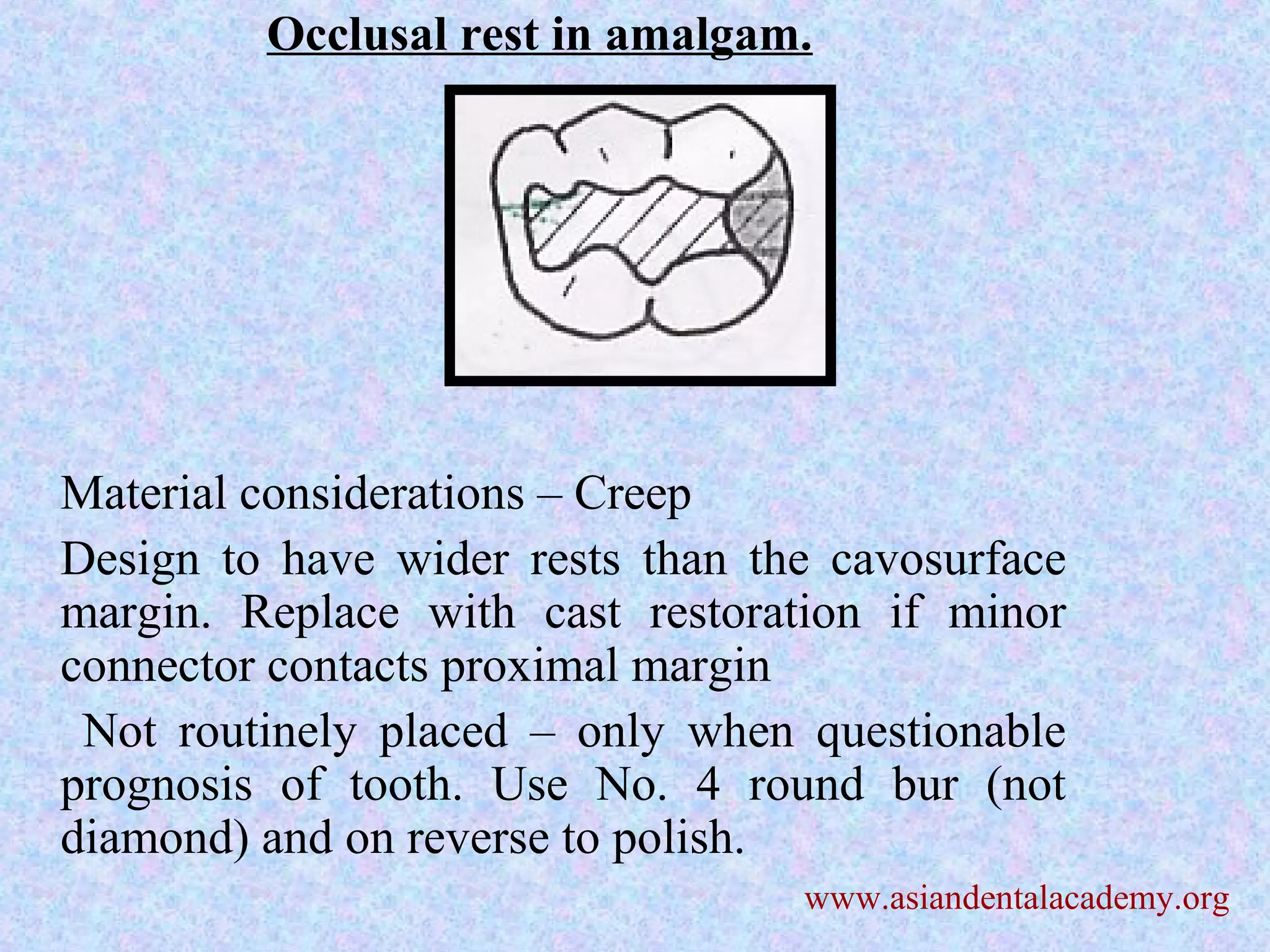 Rests & Rest seats in removable partial Dentures | PPT