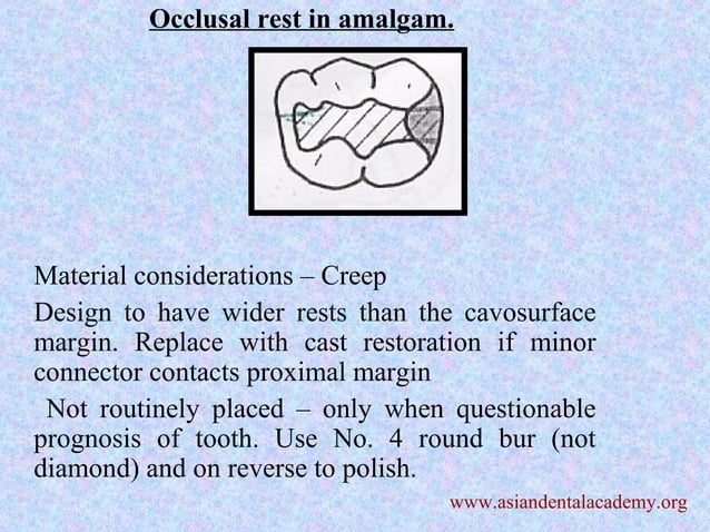 Rests & Rest seats in removable partial Dentures | PPT