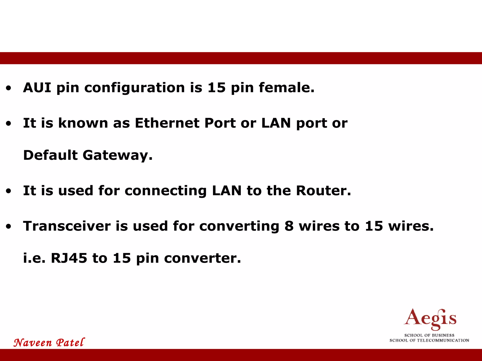 ACIT Mumbai - CCNA Training - Router Introduction | PPT