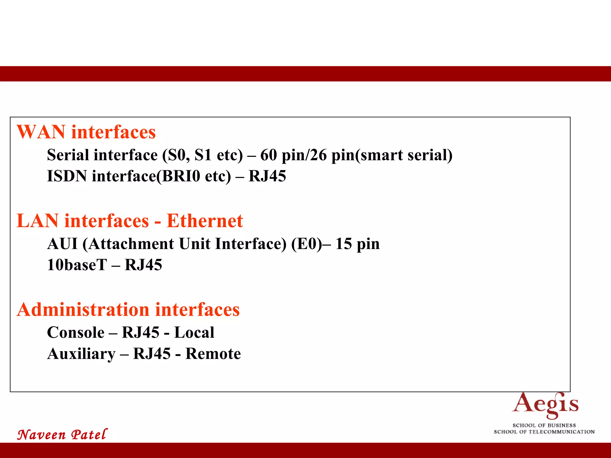 ACIT Mumbai - CCNA Training - Router Introduction | PPT